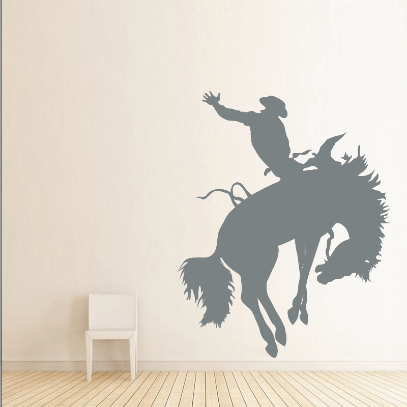 Sticker Mural Rodéo Cowboy - ZoneStickers