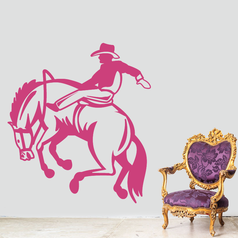 Sticker Mural Rodéo - ZoneStickers