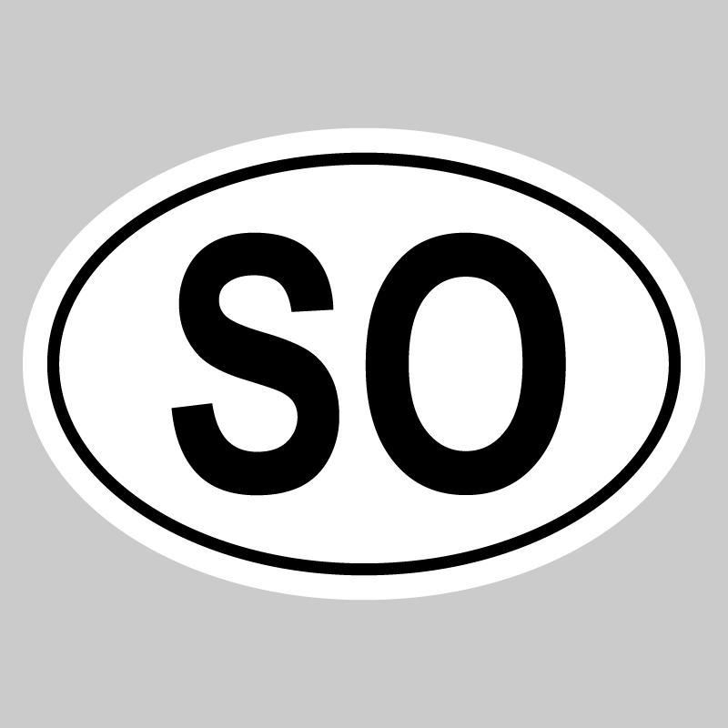 Autocollant Code Pays