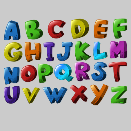 Autocollant Alphabet | ZoneStickers