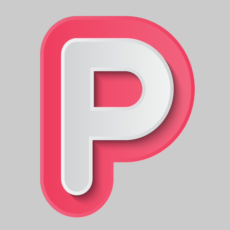 Autocollant Lettre P | ZoneStickers