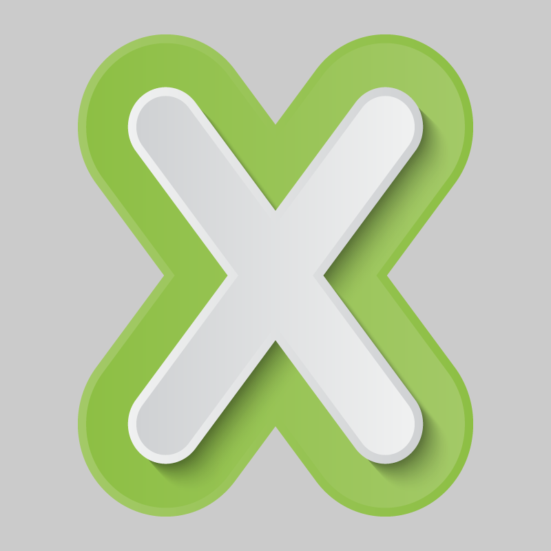 Autocollant Lettre X Zonestickers
