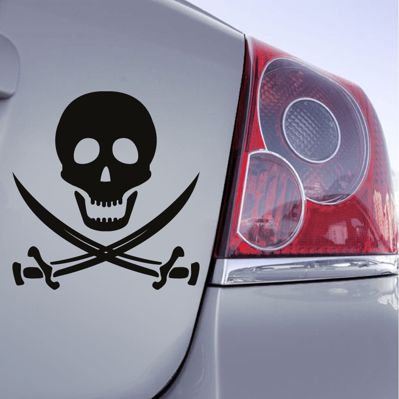 Autocollant Logo Piraterie | ZoneStickers