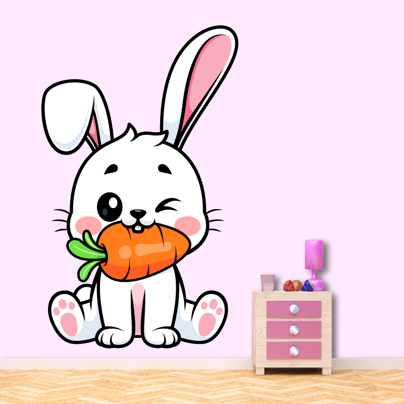 Autocollant lapin sauvage | ZoneStickers