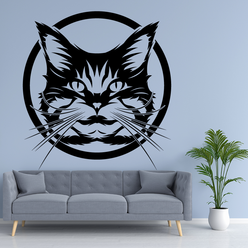 Autocollant Chat Sauvage | ZoneStickers