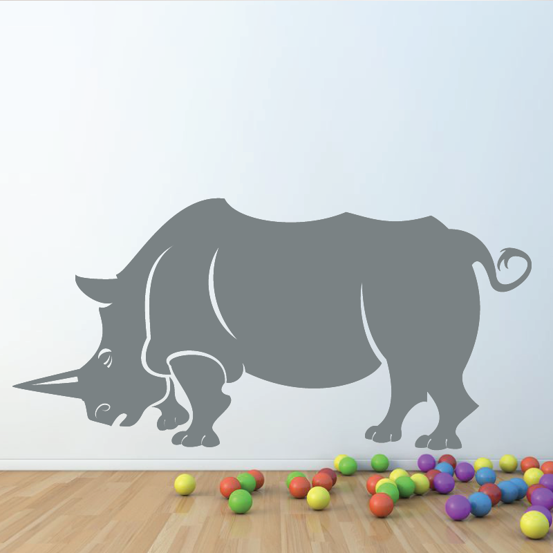 Sticker Mural Rhinoceros - ZoneStickers