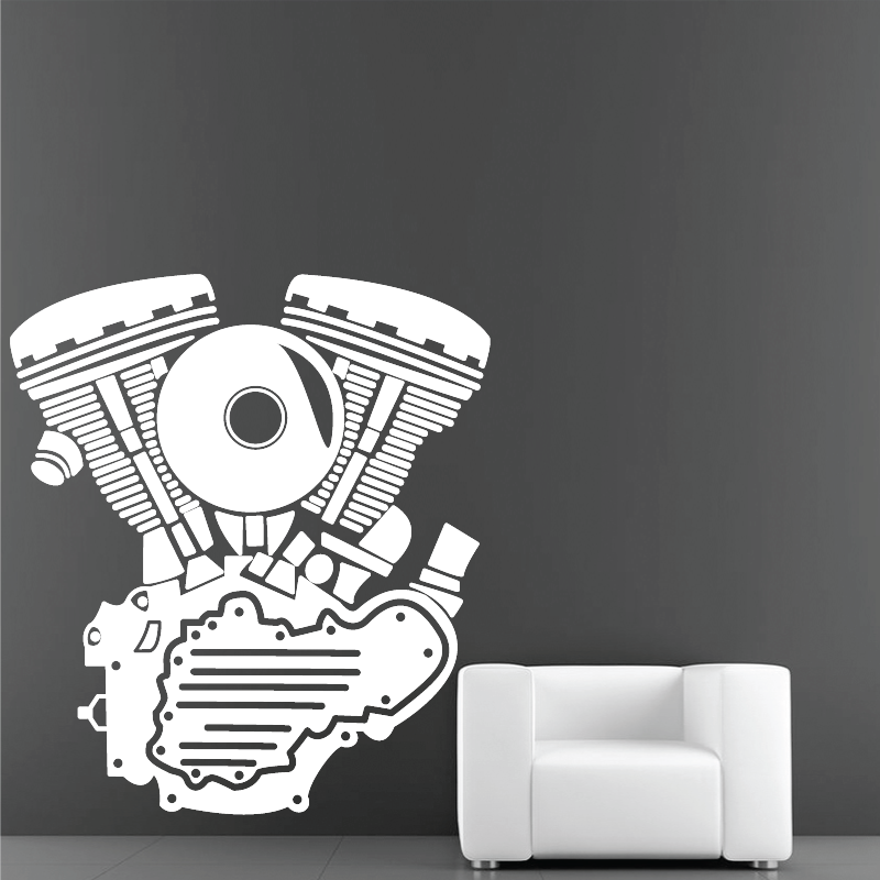 Sticker Mural Moteur Motor - ZoneStickers