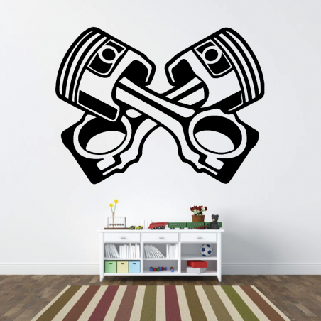 Sticker Mural Piston - ZoneStickers