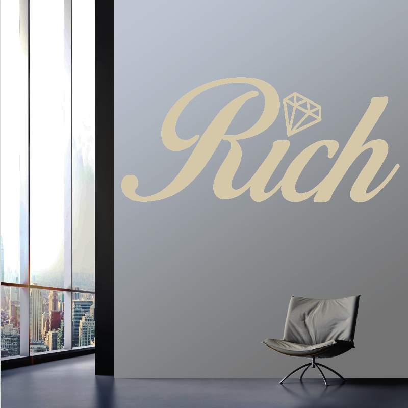 Sticker Mural Rich - ZoneStickers