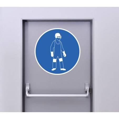 Sticker panneau signalisation Port Des EPI Obligatoire