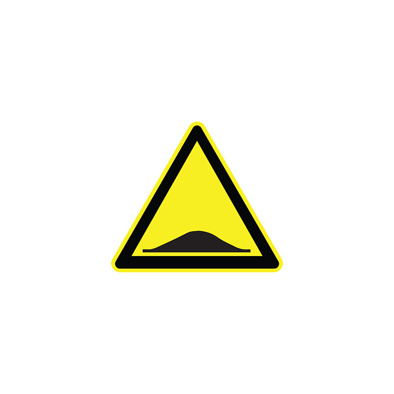 Sticker panneau de signalisation Danger Dos D'âne Sticker panneau de signalisation Danger Dos D'âne