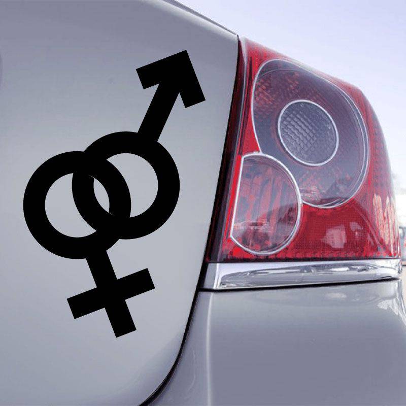 Sticker Symbole Homme Femme - ZoneStickers
