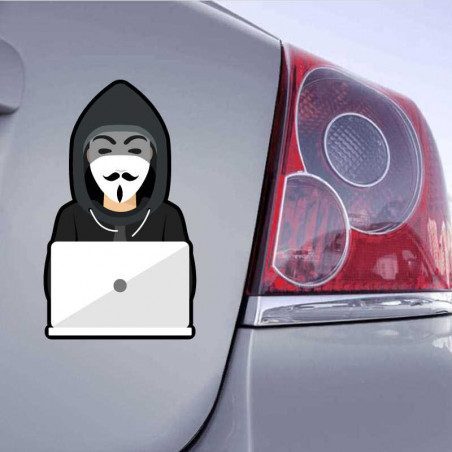 Sticker Hacker - Autocollant Hacker | ZoneStickers