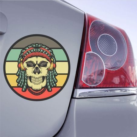 Sticker Rasta Skuul - Autocollant Rasta Skuul | ZoneStickers