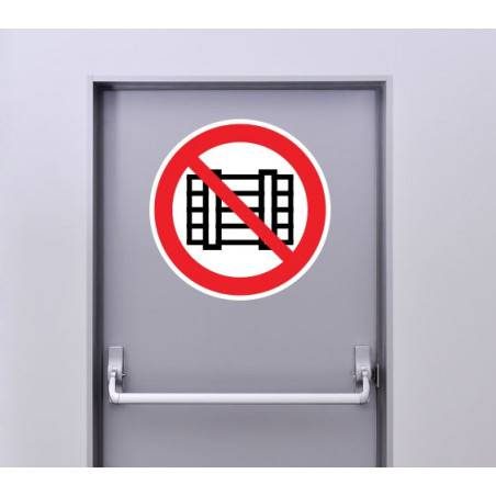 Sticker panneau de signalisation interdiction Interdit De Déposer Et ...