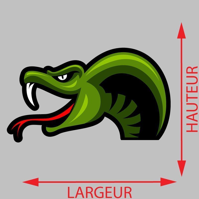 Sticker Mural Serpent - Autocollant Intérieur Serpent | ZoneStickers