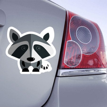 Sticker Mini Raton Laveur - Autocollant Mini Raton Laveur | ZoneStickers