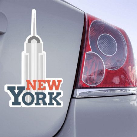 Sticker Voiture New York - Autocollant Voiture New York | ZoneStickers