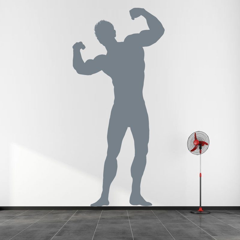 Sticker Bodybuilder - Autocollant Bodybuilder | ZoneStickers