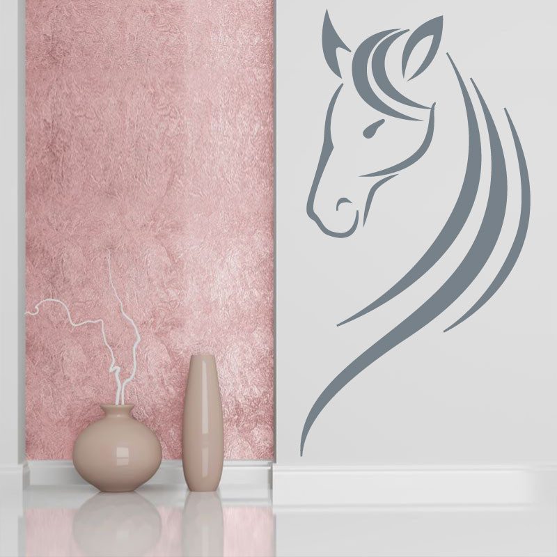Sticker Cheval Buste - Autocollant Cheval Buste | ZoneStickers