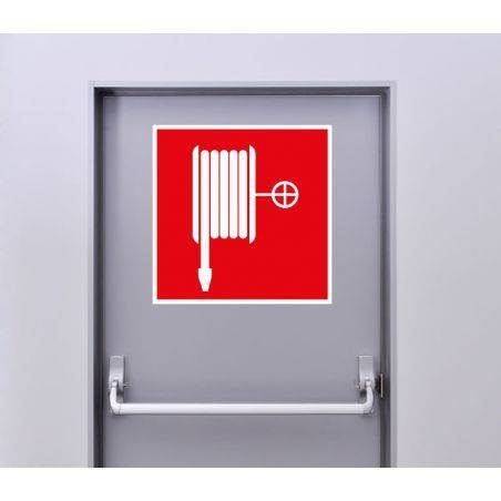 Sticker Panneau Lance à Incendie