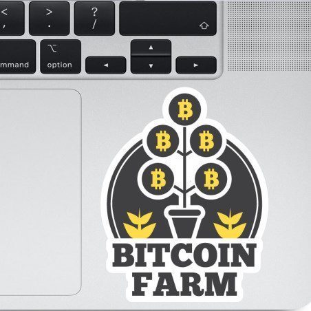 Sticker Bitcoin Farm - Autocollant Bitcoin Farm | ZoneStickers