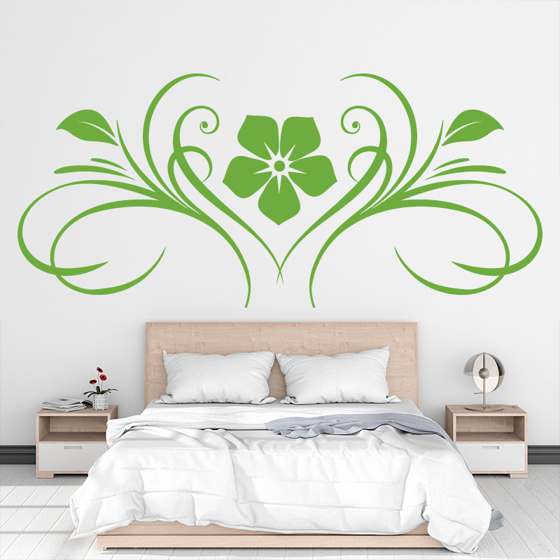 Sticker Ornement Floral décor - Autocollant Ornement Floral décor ...