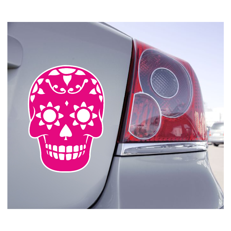 Sticker Tête De Mort Skull Mexicaine - ZoneStickers