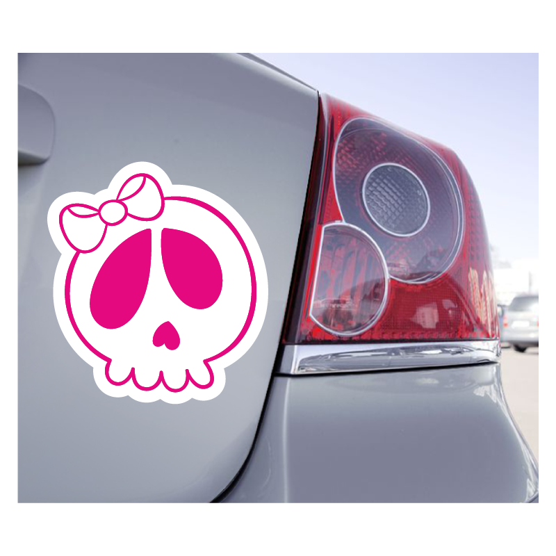 Sticker Skull Girl - ZoneStickers