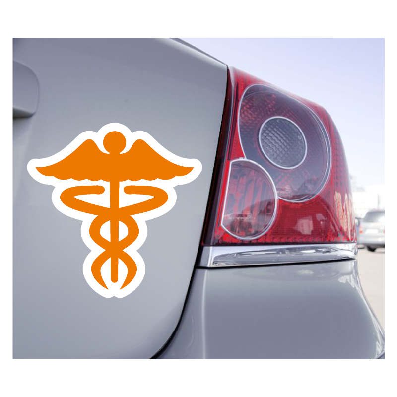 Sticker Caducée - Autocollant Caducée - ZoneStickers