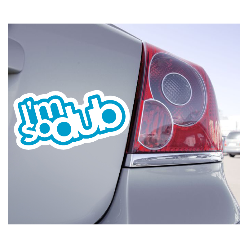 Sticker I'm So Dub - ZoneStickers
