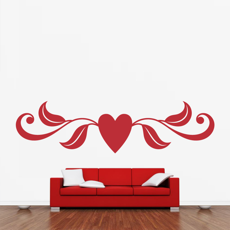Sticker Ornement d'amour chic - Autocollant Ornement d'amour chic ...