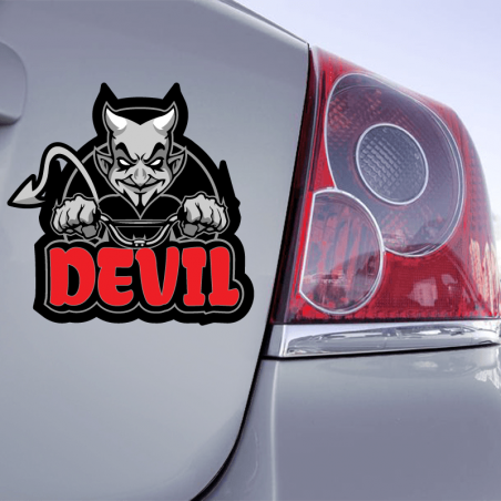 Sticker Devil Diable - Autocollant Devil Diable | ZoneStickers