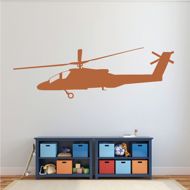 Sticker Mural Hélicopter - ZoneStickers