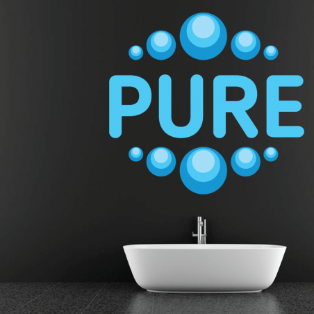 Sticker Mural Eau Pure - ZoneStickers