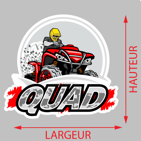 Sticker Quad - Autocollant Quad | ZoneStickers