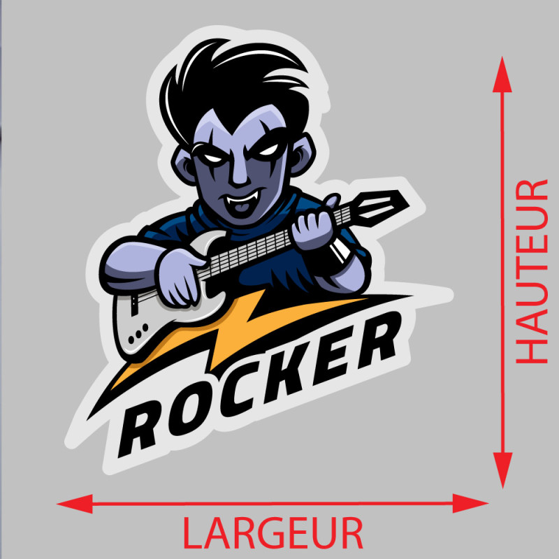Sticker Rocker - Autocollant Rocker | ZoneStickers
