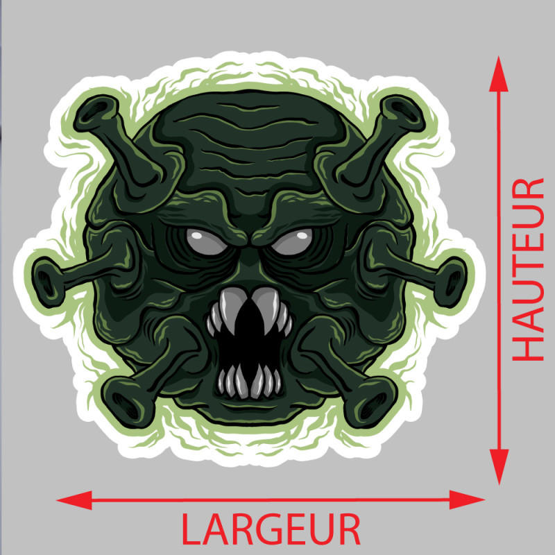 Sticker Virus - Autocollant Virus | ZoneStickers