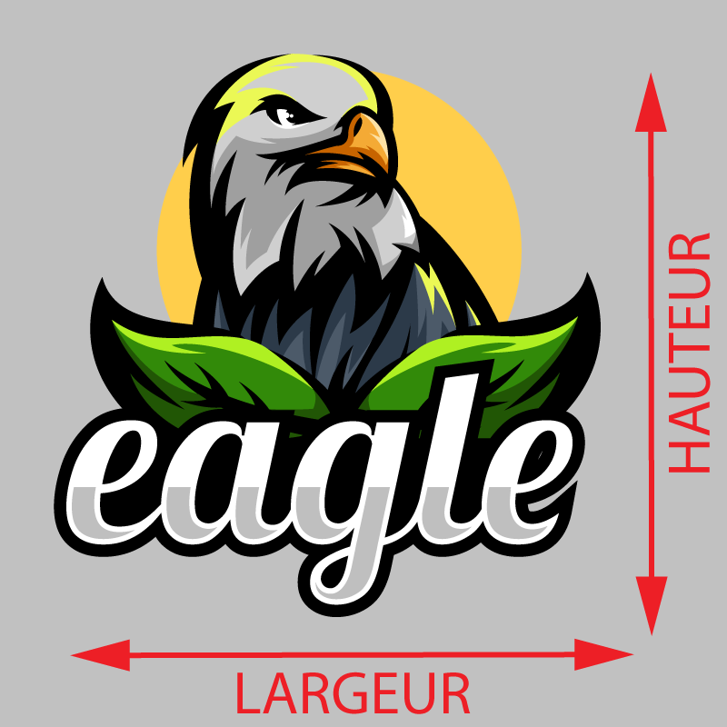 Sticker Eagle logo - Autocollant Eagle logo | ZoneStickers