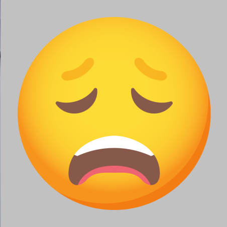 Sticker Smiley déçu - Autocollant Smiley déçu | ZoneStickers