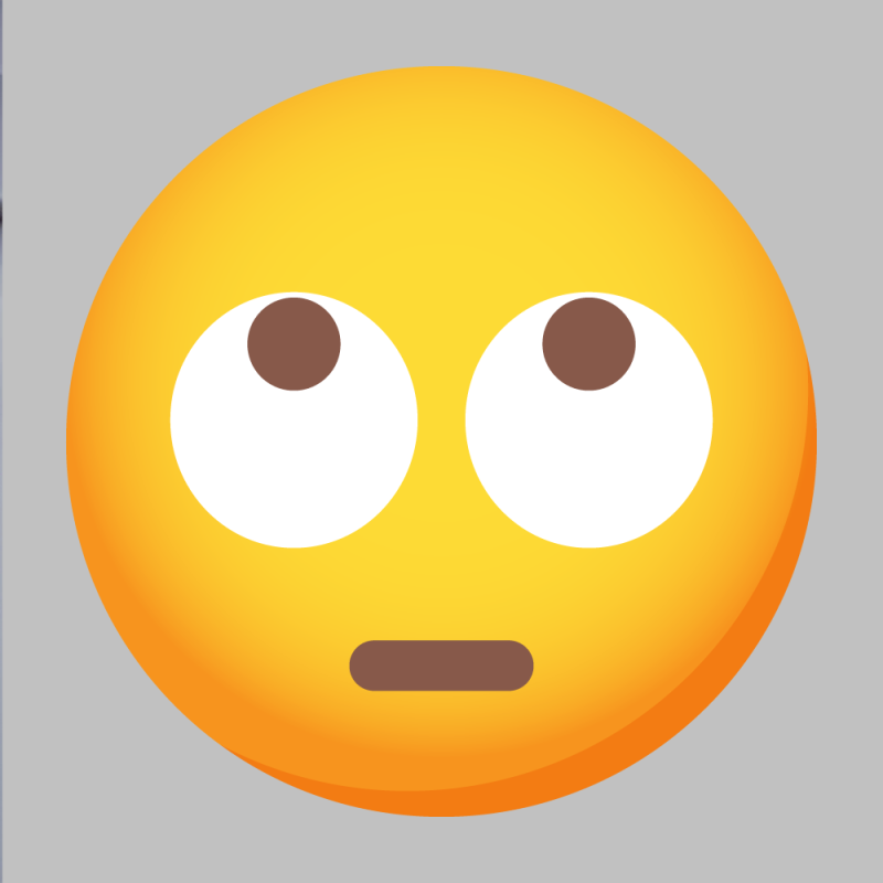 Sticker Smiley qui regarde en l'air - Autocollant Smiley qui regarde en ...