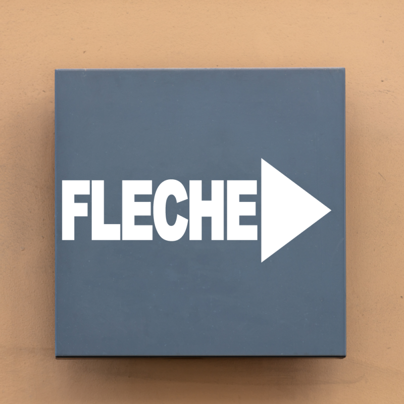 Sticker mot fleche - Autocollant mot fleche | ZoneStickers