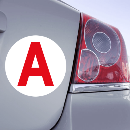 Sticker A jeune conducteur - Autocollant A jeune conducteur | ZoneStickers