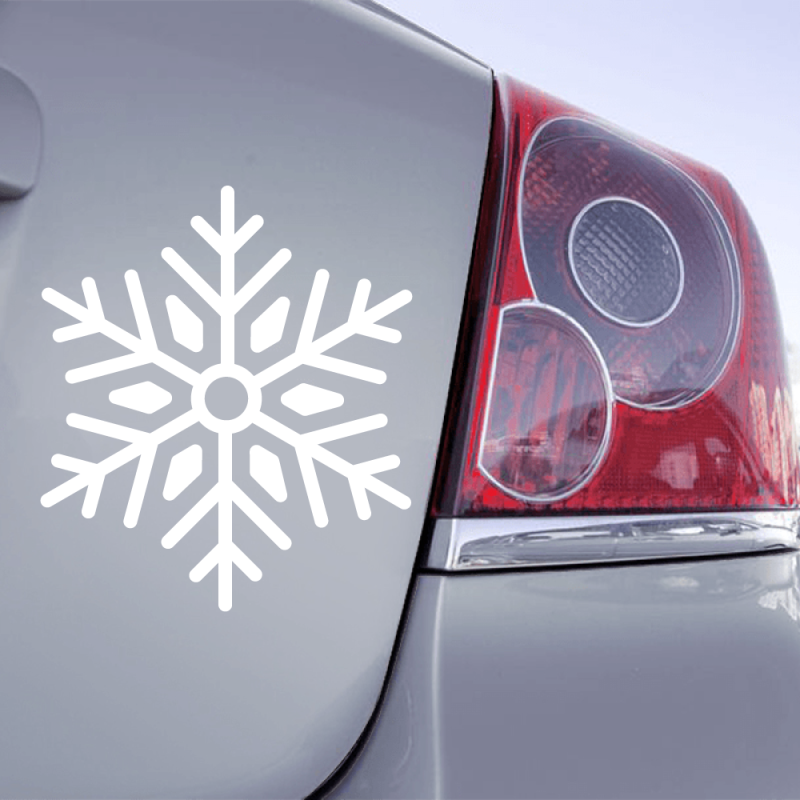 Sticker flocon de neige - Autocollant flocon de neige | ZoneStickers