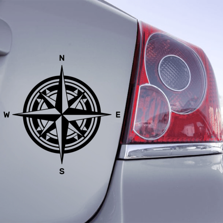 Sticker boussole - Autocollant boussole | ZoneStickers